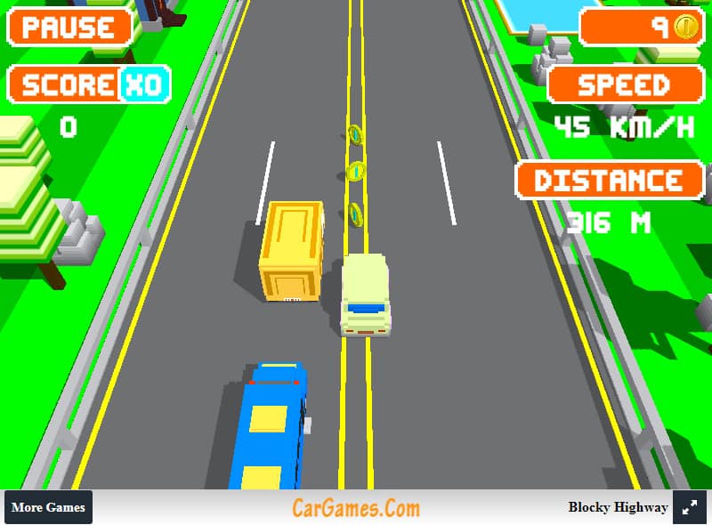 Blocky Highway - Online Oyun - Hemen Oyna | Oyungemisi