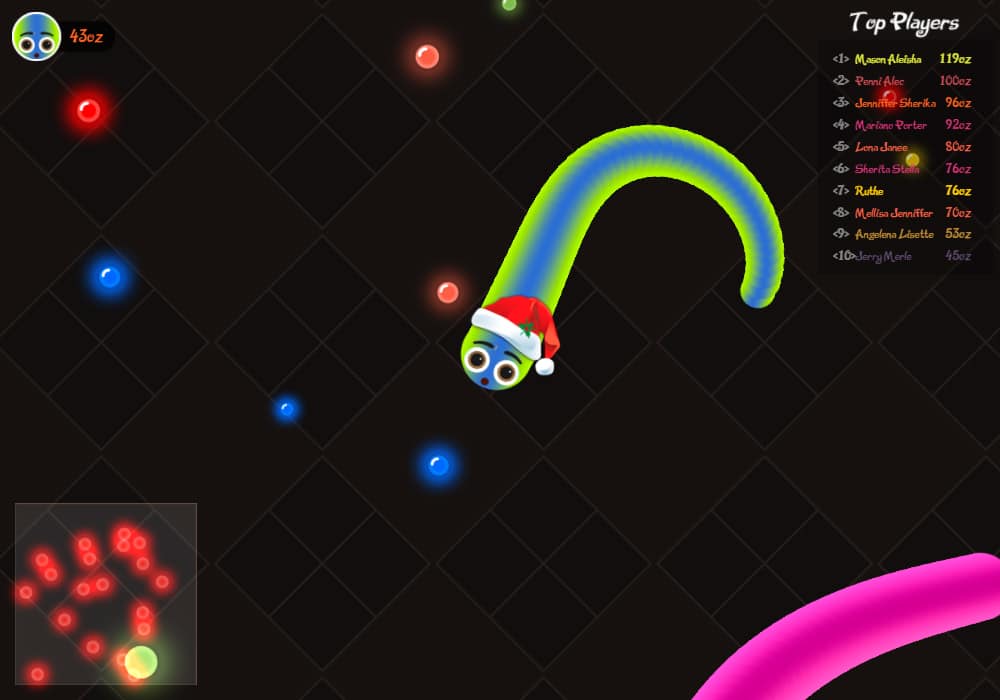 Santa Snakes - Online Oyun - Hemen Oyna | Oyungemisi